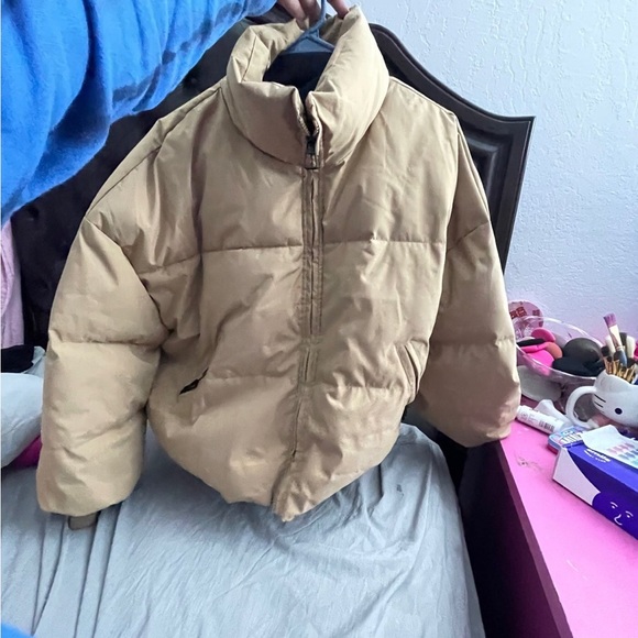 Jackets & Coats | Beige Puffer Jacket | Poshmark